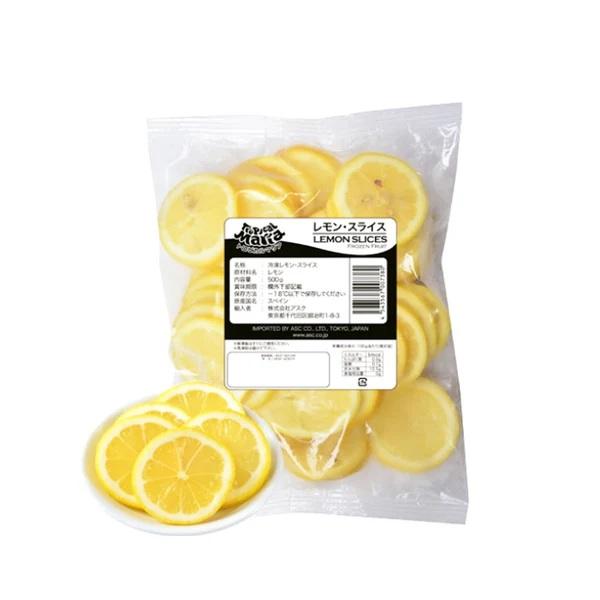 [ 商品特徴 ]レモンスライスの冷凍タイプです。レモンサワーやレモンスカッシュ等にご使用ください。[ 常冷区分 ]冷凍[ メーカー名 ]（株）アスク[ 規格 ]500g[ 調理方法 ]解凍してご利用ください[ 最終加工地 ]スペイン[ 原材...