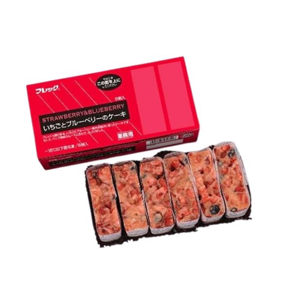 [ 商品特徴 ]ココアスポンジ、カシスムース、バニラ風味のムースを重ねて、いちご果肉とブルーベリー果肉をトッピングしました。[ 常冷区分 ]冷凍[ メーカー名 ]味の素[ 規格 ]77g×6[ 調理方法 ]凍ったままの商品をこの箱のまま、ま...