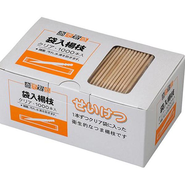 商品特徴1本ずつクリア袋に入った衛生的なつま楊枝です。