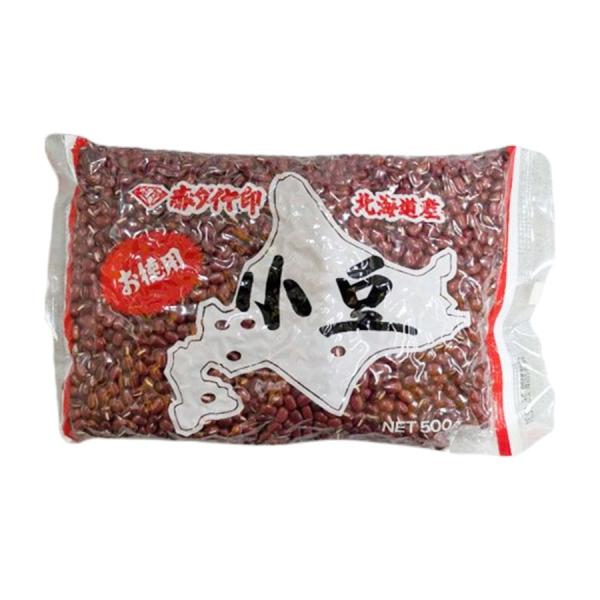 [商品特徴]北海道産小豆は、その粒の大きさや色の鮮やかさが特徴です。 餡やぜんざいにご利用ください。[常冷区分]常温[メーカー名]木村商事(株)[規格]500g[ケース入数]30[原材料]小豆[アレルギー]なし