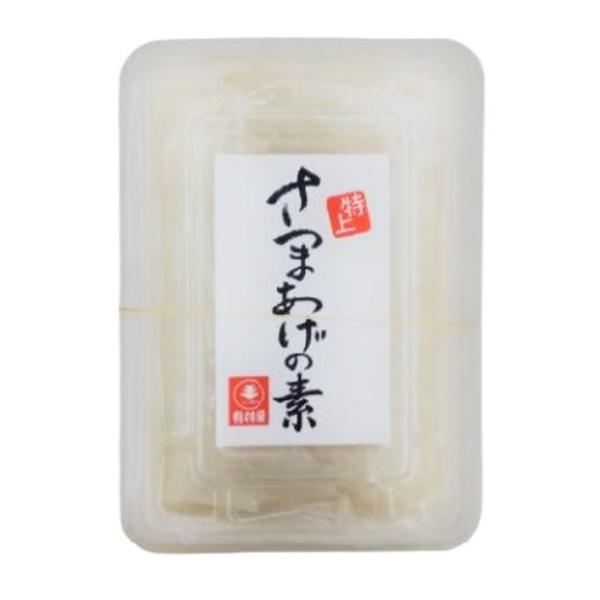 【 商品特徴 】本場鹿児島のさつまあげ店「有村屋」の味をお届け！複数の白身魚のすり身をブレンドし、上品な甘さと揚げた際の照りの良さが引き立たせています。【作り方】(1)さつま揚げの素、お好きな野菜を混ぜる。(2)(1)を小判型に整形する(2...