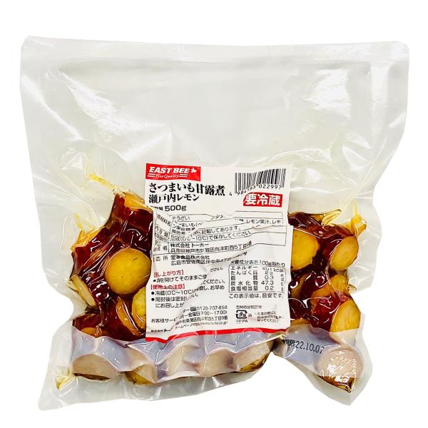 【 商品特徴 】さつまいもの甘露煮に瀬戸内産レモン果汁で後味を爽やかに仕上げました。【 常冷区分 】冷蔵【 メーカー名 】株式会社トーホー【 規格 】500g【 調理方法 】袋を開けてそのままご使用ください。【 最終加工地 】日本【 原材料...