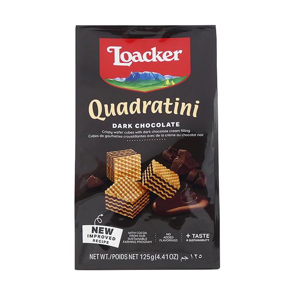 [ 商品特徴 ]カカオ60％の濃厚なダークチョコクリームを使用した一口サイズのウエハース[ 常冷区分 ]常温[ メーカー名 ]ロアカー[ 規格 ]125g[ 調理方法 ]そのままお召し上がりください[ 最終加工地 ]オーストリア[ 原材料 ...