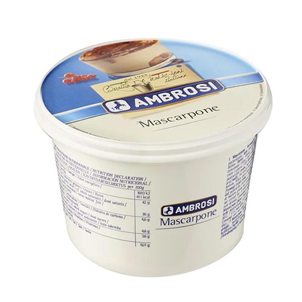 【 常冷区分 】冷蔵【 メーカー名 】アンブロージ【 規格 】５００ｇ【 最終加工地 】イタリア【 原材料 】生乳、クリーム／クエン酸【 アレルギー 】乳成分