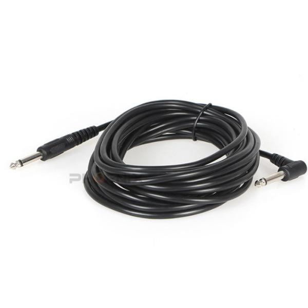 No-5765 ■サイズ：5ｍ ■カラー：ブラック（黒） ■プラグ形状：片側ストレート型プラグ/片側L型プラグ ●5mはスタジオやライブステージでの取り回しに便利な長さとなっております。 初心者の方にも最適なコストパフォーマンスを実現致しました。