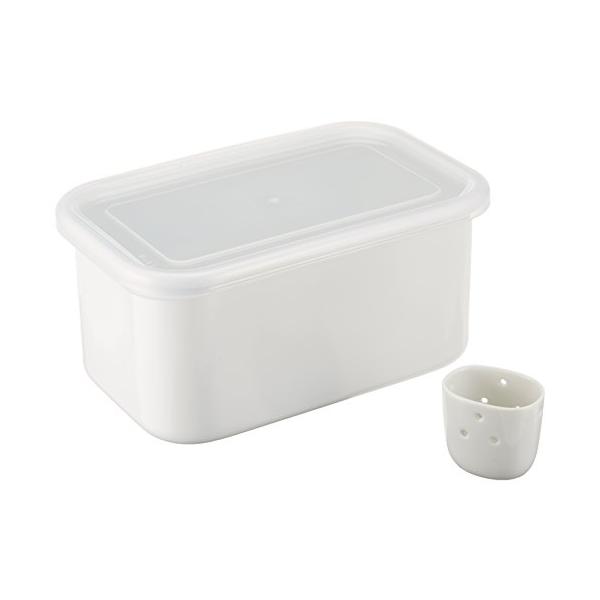 【商品概要】素材・材質:本体/琺瑯 フタ/ポリエチレン(EVA樹脂) 水取器/磁器乾燥ぬか1kgでつくるぬか床用本体重量:本体/約930g 水取器/約65g生産国:日本容量:3.2Lサイズ:25.5×16×12cm酸やアルカリに強いので、酸...