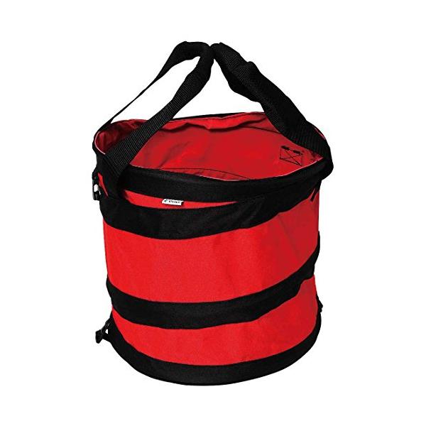 【商品概要】伸ばした時の高さ:約310mmたたんだ時の高さ:約100mm直径:約310mm仕様:底板補強、撥水加工材質:ナイロン、ワイヤー鋼鉄線【商品説明】【商品詳細】ブランド：イーバリュー(E-Value)商品種別：DIY・工具・ガーデン...