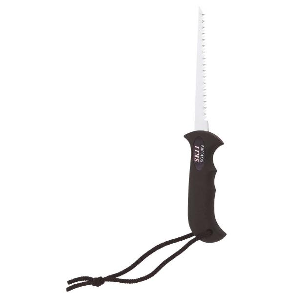 【商品概要】用途:石膏ボード・合板等への穴開け、切断作業特徴1:切れ味が長持ちする刃先衝撃焼入れ特徴2:壁、天井への穴あけ作業や、配管、電気工事に最適刃渡り:160mm刃厚:1.8mm【商品説明】【商品詳細】ブランド：SK (エスケ)商品種...