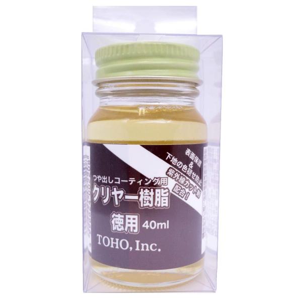 【商品概要】規格: 徳用内容量:40mlカラー: 淡黄色透明部門名:ユニセックス大人【商品説明】【商品詳細】ブランド：東邦産業(TOHO)商品種別：スポーツ＆アウトドア商品名：東邦産業 クリヤー樹脂 徳用製造元：東邦産業(TOHO)商品番号...