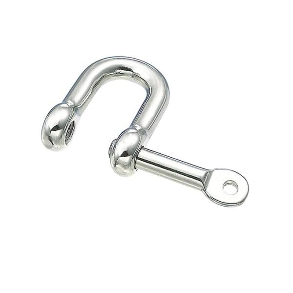 【商品概要】●ピンが枠から抜け落ちないので、うっかりピンを落とす事がなく、高所での作業などに適しています。●チェーン・ワイヤー・ロープ等の連結や、端末の金具のジョイントに使用。●D(mm)：3.5 ●L(mm)：16 ●B(mm)：8 ●d...