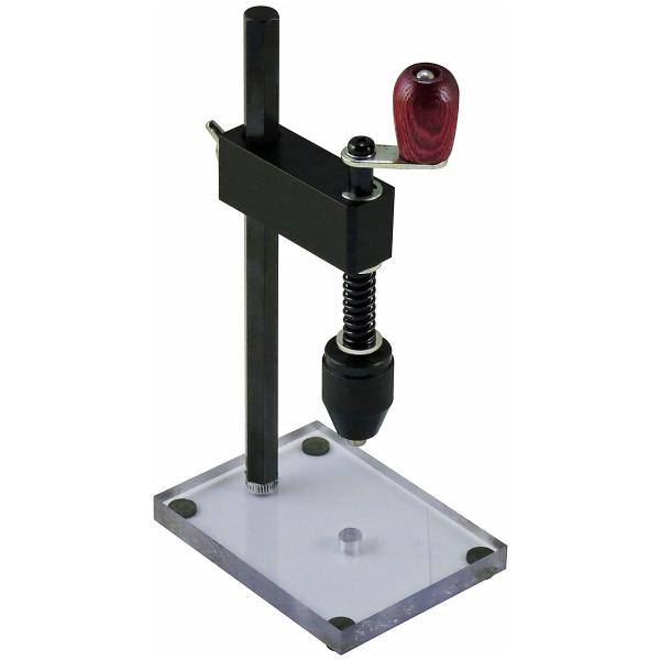 【商品概要】工作台・作業台・机等の上で手軽に穴あけ作業ができます。模型や小物の加工や電子基盤等の穴あけにボール盤仕様で垂直で正確に穴をあける事ができます。ドリル刃を交換する事により一般木材・プラスチック・軽金属・薄鉄板等の穴あけに手廻しなの...