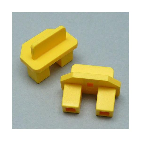 【商品概要】PC等AC電源 入力インレット　（３Pin ACインレット)　ソケット側キャップ。黄色 3個入り。電源装置のAC入力側（アース付き3ピンＡＣコード接続用）用保護キャップ。塵やほこり、湿気の侵入を防ぎ、コネクタと本体を保護します。...