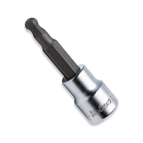 【商品概要】D(mm):18L(mm):100重量(g):65【商品説明】【商品詳細】ブランド：コーケン(Kohken)商品種別：DIY・工具・ガーデン商品名：コーケン 3/8(9.5mm)SQ. ヘックスビットソケット(ボールポイント) ...