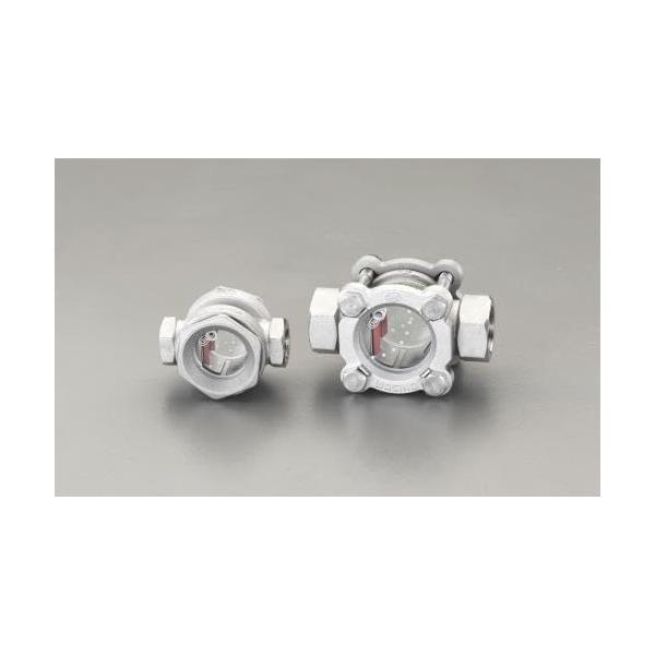 【商品概要】材質:SCS13A(ステンレス鋳鋼)最高使用圧力:0.98MPa(10kgf/cm2)最高使用温度:150℃使用ガラス:強化ガラス接続:ねじ込みRc(PT)【商品説明】【商品詳細】ブランド：エスコ(Esco)商品種別：メンテナン...