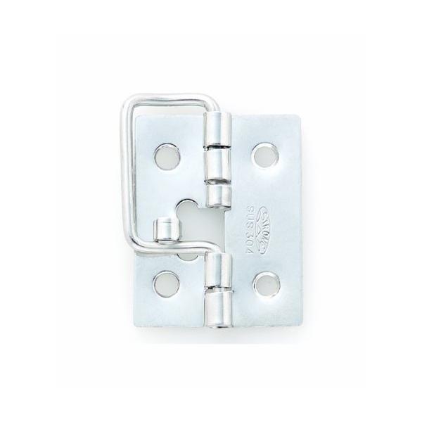 【商品概要】材質:ステンレス製品サイズ:縦63×横42mm×厚み1.2mm重量(g):47.5色:生地【商品説明】【商品詳細】ブランド：清水商品種別：産業・研究開発用品商品名：ストロング金属 ストロング丁番掛金 N型 ステン ヘッダー付P ...