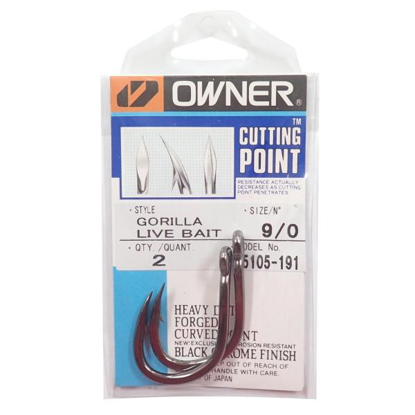【商品概要】主な対応魚種:マグロ カツオ ブリサイズ:9/0号形態:バラ【商品説明】【商品詳細】ブランド：オーナー(OWNER)商品種別：スポーツ＆アウトドア商品名：OWNER(オーナー) バラ カット ゴリラ 9/0号製造元：オーナー(O...