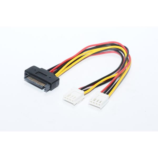 【商品概要】■コネクタ形状：SATA15ピン（オス） - 4ピン小（メス）×2　■ケーブル長：15ｃｍ【商品説明】■コネクタ形状：SATA15ピン（オス） - 4ピン小（メス）×2　■ケーブル長：15ｃｍ【商品詳細】ブランド：Bullet商...