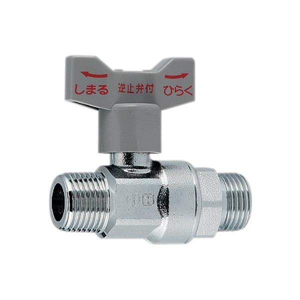 【商品概要】●材質：黄銅●呼称：20。●ワンタッチ着脱式ハンドル。●逆止仕様。【商品説明】【商品詳細】ブランド：カクダイ(KAKUDAI)商品種別：DIY・工具・ガーデン商品名：カクダイ 逆止弁つきボール止水栓 653-110-20製造元：...