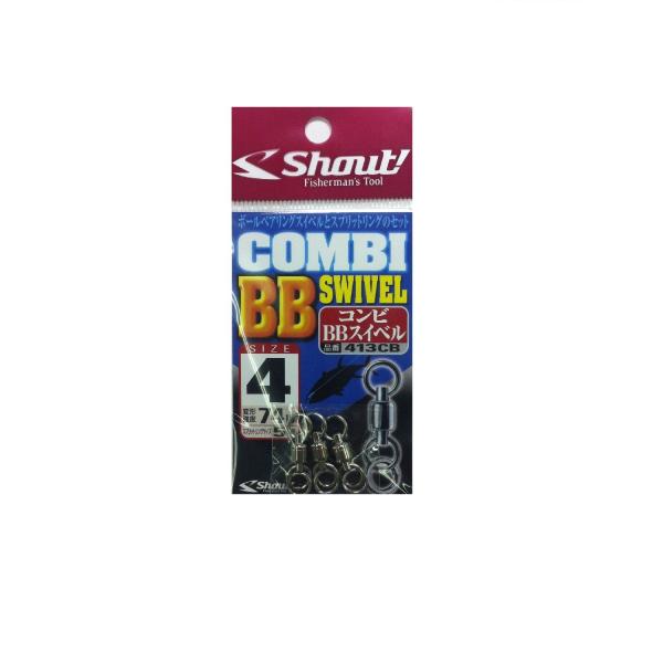 【商品概要】サイズ：＃4破断強度（LB／kg）：74／33.6スプリットリング：5パワフルBBスイベル破断強度（LB）：266入数：3【商品説明】【商品詳細】ブランド：シャウト!商品種別：スポーツ＆アウトドア商品名：シャウト(Shout!)...