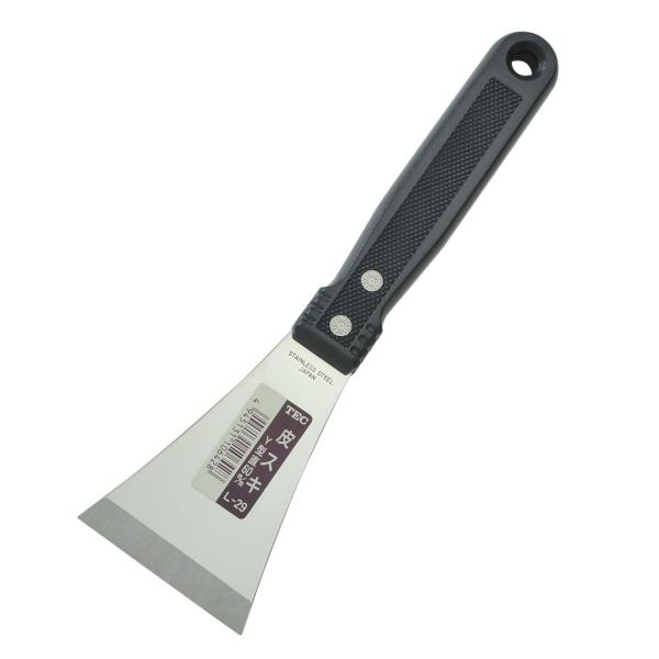 【商品概要】品番:L-29刃巾:60mm形状:Y型直全長:216mm厚:1.4mm材質(柄部):ABS樹脂身部仕上げ:ミラー研き【商品説明】【商品詳細】ブランド：イノウエ商品種別：ヘラ商品名：TEC プラ柄ステン皮スキY型直60 L-29製...