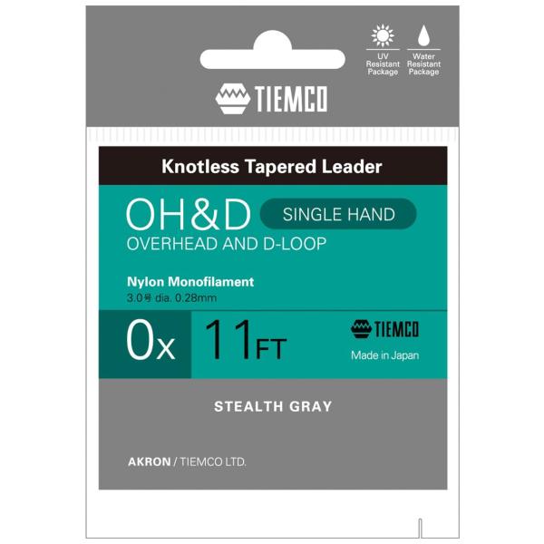 【商品概要】ステルスグレー【商品説明】【商品詳細】ブランド：ティムコ(TIEMCO)商品種別：スポーツ＆アウトドア商品名：ティムコ(TIEMCO) TIEMCO OH&amp;Dリーダー シングル 11FT 0X製造元：ティムコ(TIEMC...