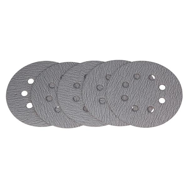 【商品概要】粒度:180入数:5枚入サイズ:125mm仕様:8穴砥材:酸化アルミニウム、ベース基材:クラフト紙、脱着部:ナイロンパイル【商品説明】【商品詳細】商品種別：DIY・工具・ガーデン商品名：日研 マジックペーパー 8穴 125mm ...