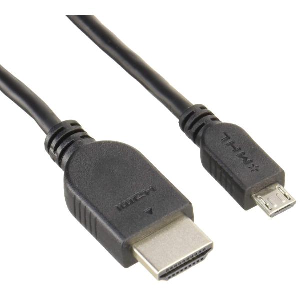 【商品概要】ケーブル形状 : USB microBオス-HDMI TypeA オスケーブル長 : 1M金メッキピンを採用 : さびに強く、経年変化による画質・音質の劣化を防ぎます二重シールドケーブルを採用 : 外部ノイズの干渉から信号を保護...
