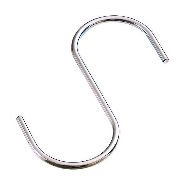 【商品概要】金物・建築資材、建築金物、荷役金具の関連商品メーカー名：(株)水本機械製作所／【 特長 】／・Sの口がほぼ平行に開いているので、幅のある箇所に掛けやすいです。／・開口部が大きいのでパイプなどに取り付けができます。／【 用途 】／...