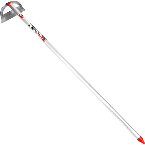 【商品概要】刃長:約210mm柄長:約1200mm重量:約750g形状:半月型・窓あき柄部:アルミ【商品説明】【商品詳細】ブランド：千吉商品種別：DIY・工具・ガーデン商品名：千吉(Senkichi) ステン草削り アルミ柄 半月窓開 12...