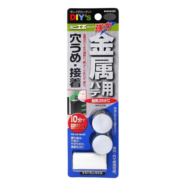 【商品概要】製造国:台湾種類:化学反応形接着剤成分:エポキシ樹脂(50%)、硬化剤、顔料正味量:約11gX2個接着するもの:金属、石材、コンクリート、陶磁器、木材、木製品、硬質プラスチックなどほとんどの硬質材【商品説明】【商品詳細】ブランド...