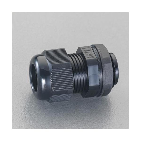 【商品概要】材質:ナイロン66^適応ケーブル径:10/14mm^取付ねじ:G5/8"^下穴径:23mm^入数:10個^国際防水等級IP68合格^RoHS対応品【商品説明】【商品詳細】ブランド：エスコ(Esco)商品種別：ケーブルアクセサリ商...