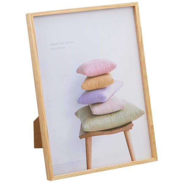 【商品概要】外寸:219×305mm外寸:205×293mm前面板:ガラス木製:ラバー材スタンド:ネクタイ式スタンド付吊り金具:有吊り紐:無【商品説明】【商品詳細】ブランド：キング商品種別：ホーム＆キッチン商品名：KING フォトフレーム ...