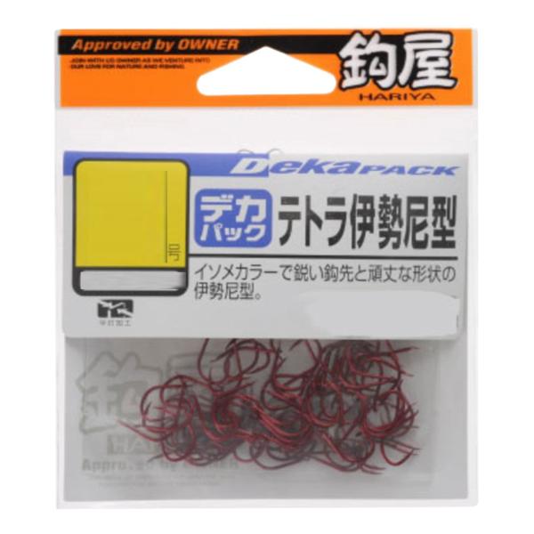 【商品概要】主な対応魚種:アイナメ メバル カサゴ ソイ号数:6号カラー:イソメ形態:バラ【商品説明】【商品詳細】ブランド：オーナー(OWNER)商品種別：スポーツ＆アウトドア商品名：OWNER(オーナー) 鈎屋 デカパック テトラ伊勢尼 ...