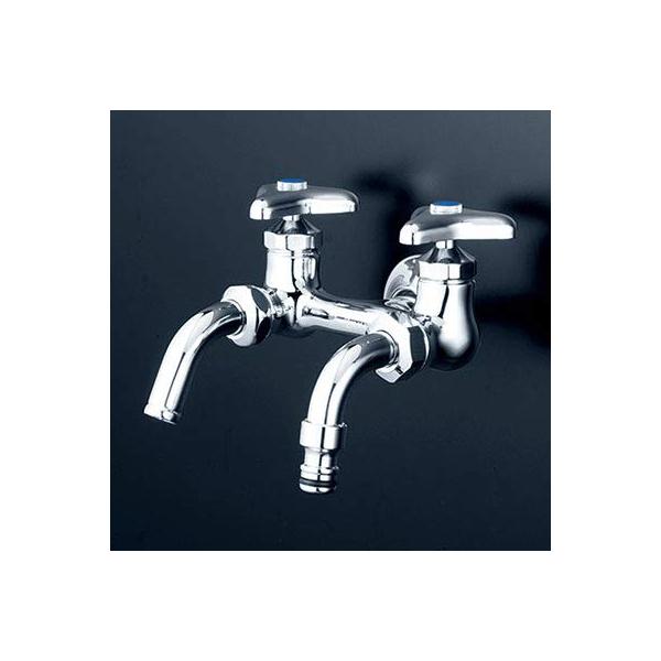 【商品概要】※注意：全自動洗濯機には使用しないでください、水漏れを起こす可能性があります【商品説明】【商品詳細】ブランド：KVK商品種別：DIY・工具・ガーデン商品名：KVK 二口横水栓 屋外ホース接続ノズル付 寒冷地用 K112SPZ製造...