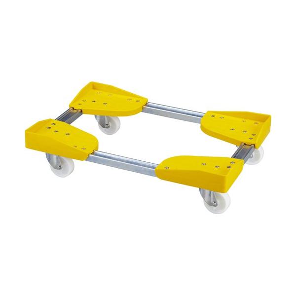 【商品概要】●食品工場。●薬品工場。●一般店舗などに。●均等荷重(kg):150●枠内寸法(mm)長さ×幅:510~610×310~410●高さ(mm):125●キャスター径(mm):75●組立目安:1人30分●組立式●自在キャスター4個●...