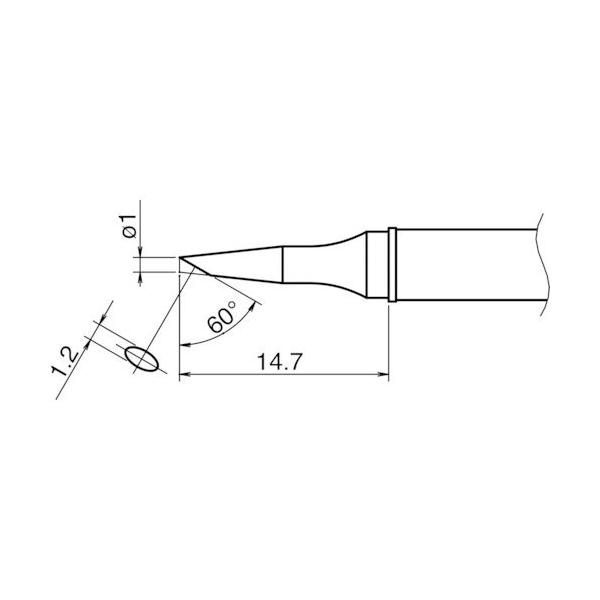 【商品概要】コテ先名称:1BC型適合コテ:FX100ヒーター一体式コテ先温度:400℃【商品説明】【商品詳細】ブランド：白光(HAKKO)商品種別：DIY・工具・ガーデン商品名：白光(HAKKO) こて先/1BC型 T3102BC1製造元：...