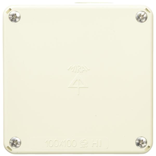 【商品概要】メーカー型式:PVP-1007NJ【商品説明】【商品詳細】ブランド：未来工業商品種別：産業・研究開発用品商品名：未来工業 プールボックス 正方形 ノック付 高耐候性・耐衝撃性HI 100×100×75mm ベージュ 1個製造元：...