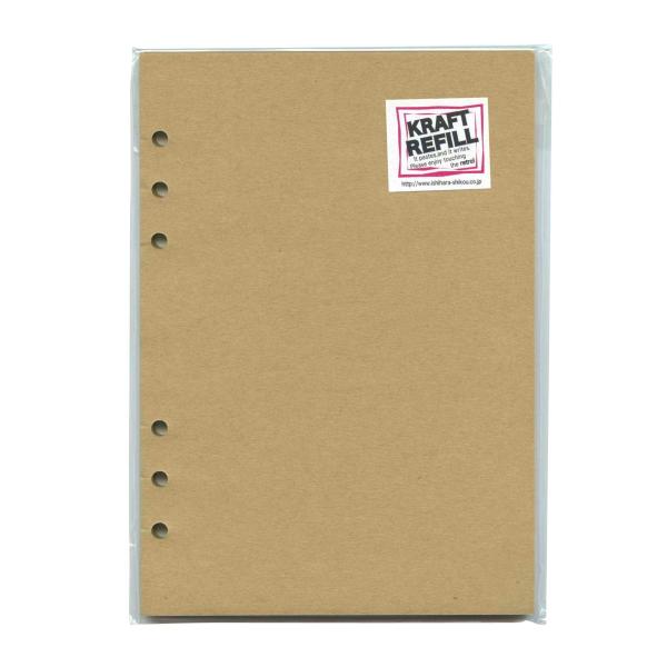 【商品概要】品番：KR3【商品説明】【商品詳細】ブランド：石原紙工(Ishihara Shikou)商品種別：文房具・オフィス用品商品名：A5サイズ 6穴 KRAFT／クラフト 無地 クラフト紙 システム手帳リフィル KR3製造元：石原紙工...