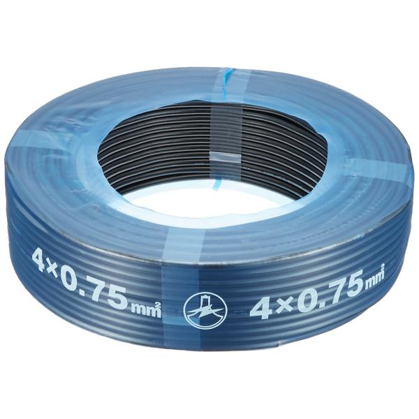 【商品概要】定格電圧:300V 定格温度:75℃絶縁体:耐熱性ビニル混合物 シース:ビニル混合物導体構成(本/mm):30/0.18仕上外径 (約mm):7.6許容電流(30℃ (A)):8【商品説明】【商品詳細】ブランド：Fuji Ele...