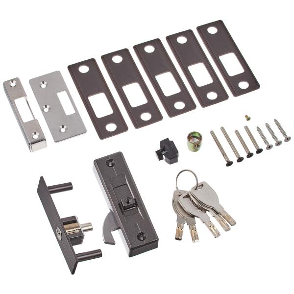 【商品概要】鍵の押回しが不要ディンプルキー5本付き薄型フラットデザイン薄型フラットデザイン本体サイズ:H100xW25xD28.5適応扉厚:20~40mm【商品説明】【商品詳細】ブランド：日中製作所商品種別：DIY・工具・ガーデン商品名：日...