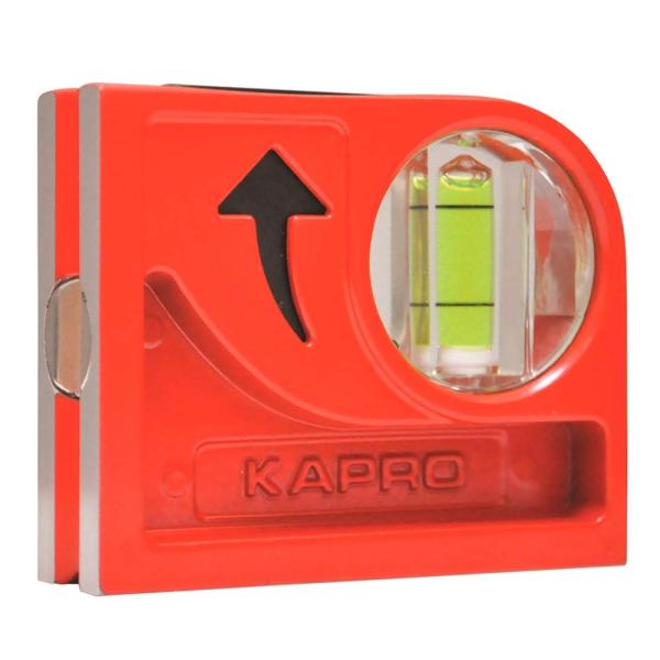 【商品概要】長さ(mm)：100高さ(mm)：65厚さ(mm)：21マグネット：2色：レッド精度：精度：0.5mm/m=0.0286°測定方式：気泡管の目盛線の中央に気泡がくる様にして測定してください配管測定用V型槽設計●本体:アルミダイカ...