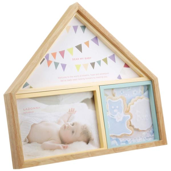 【商品概要】サイズ：約W24.3 H22.3【商品説明】【商品詳細】ブランド：LADONNA商品種別：ベビー＆マタニティ商品名：ラドンナ フォトフレーム ベビー ナチュラル ハウス型 CW34-30製造元：ラドンナ商品番号：CW34-30商...