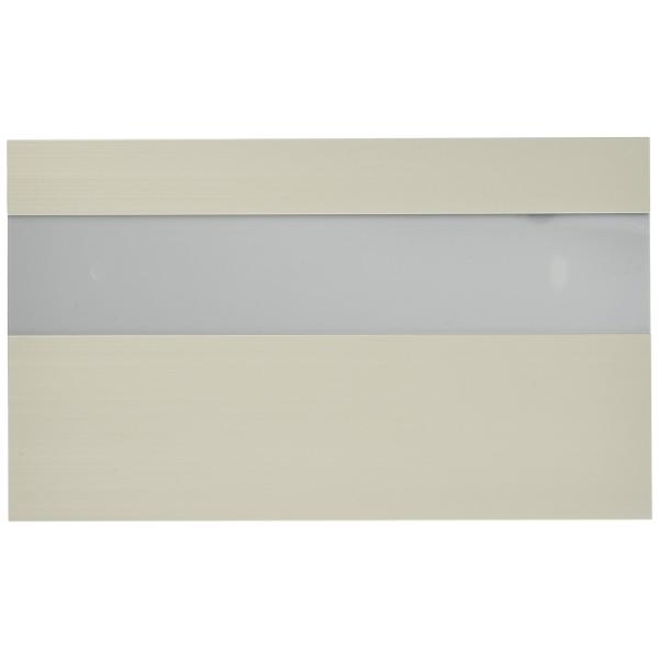 【商品概要】名札部は耐候性を向上させるためにPET(透明)を採用しました。塩ビ板(グレー) : 41.5×210×0.3PET(透明) : 41.5×210×0.5注) 取付ねじ・プラグは付属しておりません。カラー:ステンカラー【商品説明】...