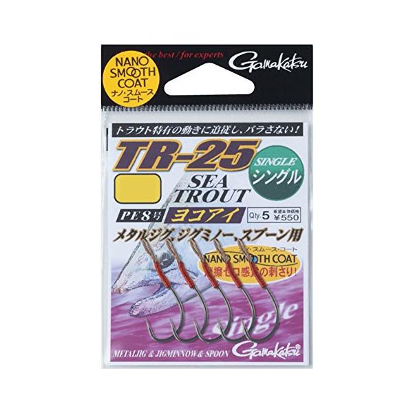 【商品概要】サイズ:1/0入数:5本【商品説明】【商品詳細】ブランド：Gamakatsu(がまかつ)商品種別：フック・針商品名：がまかつ(Gamakatsu) TR-25(シングル) #1/0.製造元：がまかつ(Gamakatsu)商品番号...