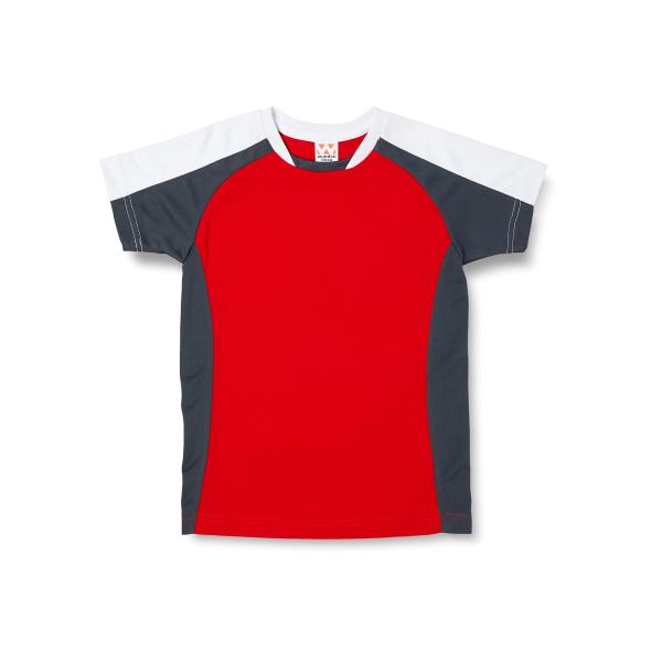 【商品概要】【着丈】54cm【身幅】39cm吸汗速乾切替部分のカラーは全てホワイト・ダークグレー【商品説明】【商品詳細】ブランド：ウンドウ(Wundou)商品種別：ファッション商品名：wundou(ウンドウ) P-3610バトミントンシャツ...