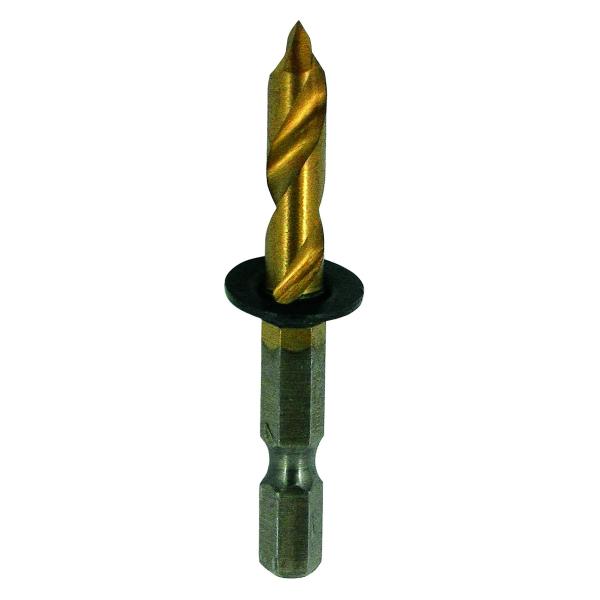 【商品概要】波板の下穴あけに便利なドリルビット! インパクトドライバー・電動ドリル・手回しハンドルに装着可!6.5mm の下穴を開けられる。樹脂系の波板(塩ビ・ポリカ等)はもちろん、ガルバ・トタンなどの波板の穴あけにも使用可能。新開発クオー...