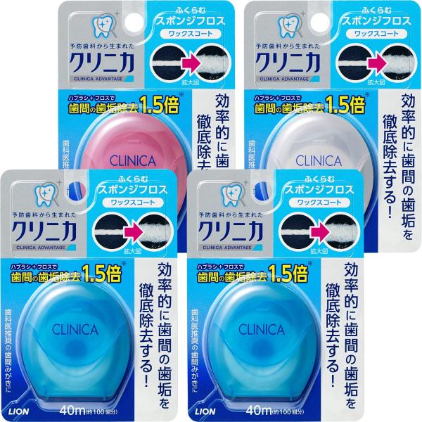【商品概要】歯科医推奨の歯間みがきに。ふくらむフロスが歯間にピタッと密着。色は選べません。予めご了承下さい。原産国:マレーシア内容量:40m×4個商品サイズ (高さ×奥行×幅): 154mm×125mm×52mm【商品説明】【商品詳細】ブラ...