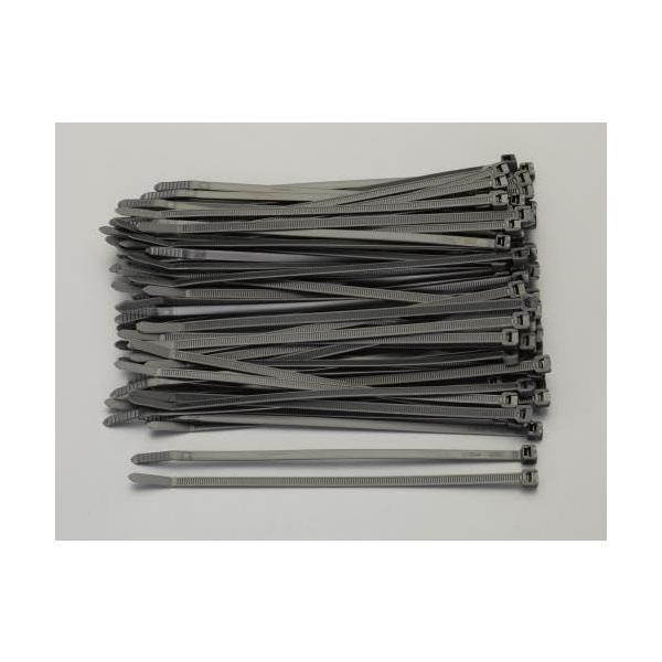 【商品概要】材質:耐候性ナイロン12 耐塩化亜鉛など、耐食性や耐湿性に優れ、低温化の屋内外での使用に適しています^使用温度範囲:-60~90℃ 全長:368mm^幅:4.8mm 厚み:1.3mm^最大径:102mm 入数:100本^ループ引...