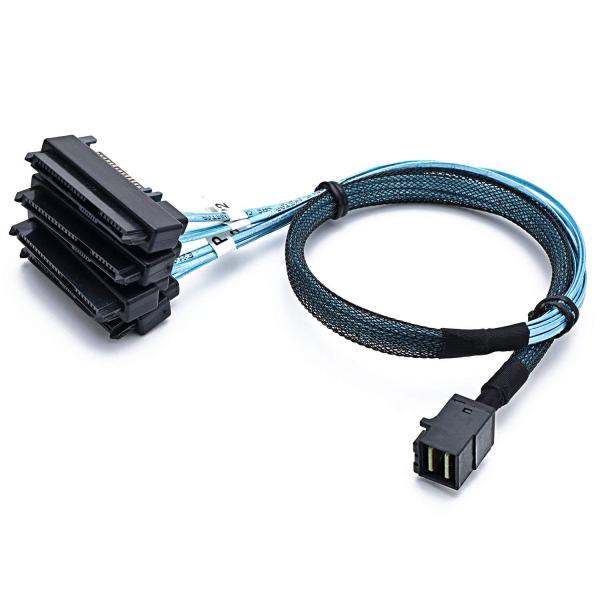 【商品概要】内蔵ミニSAS SFF-8643 - (4) 29pin SFF-8482コネクター。SASコントローラー(SFF-8643)を4つのSATA/SASディスク(SFF-8482)に電源接続。Mini SAS (SFF-8643)...