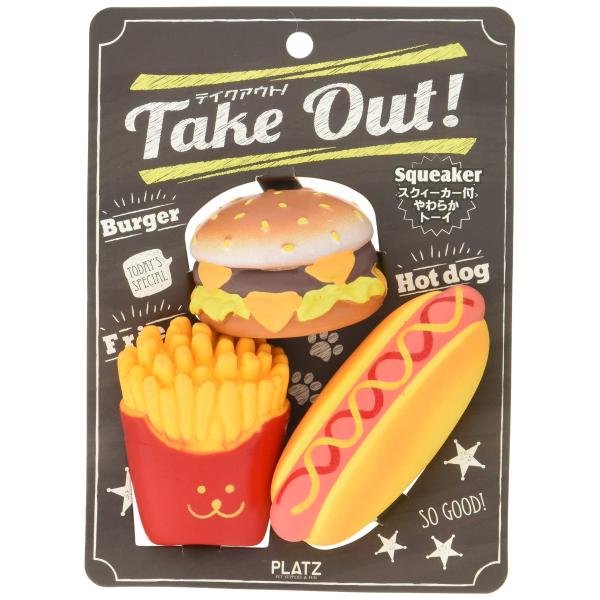 【商品概要】商品名：テイクアウト！ブランド名：PLATZ生産国：中国サイズ(パッケージ含む）：高さ18cm x 幅13cm x 奥行6cm重量/容積：80g材質：ラテックス・ポリエステル【商品説明】【商品詳細】ブランド：PLATZ PET ...